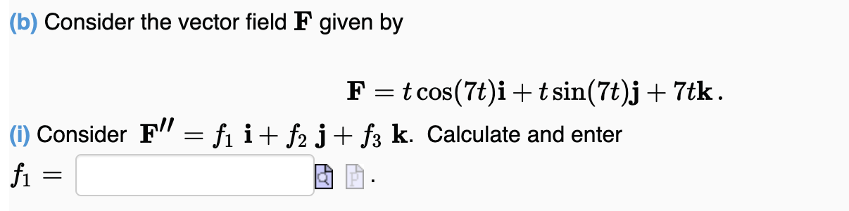 Solved (b) ﻿Consider the vector field F ﻿given | Chegg.com