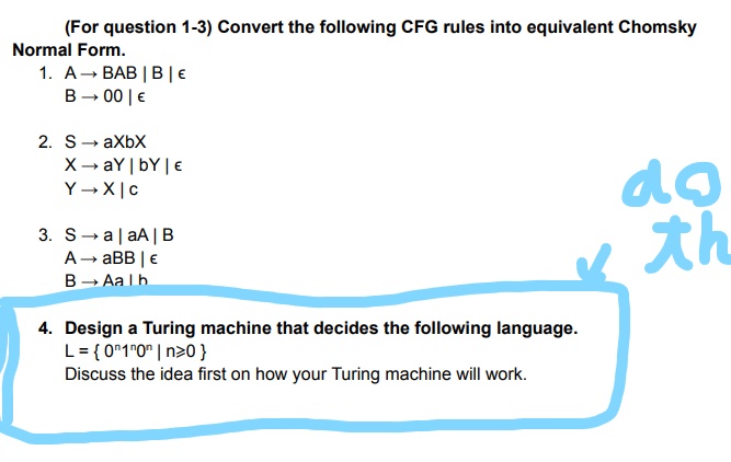 Solved (For question 1-3) Convert the following CFG rules | Chegg.com