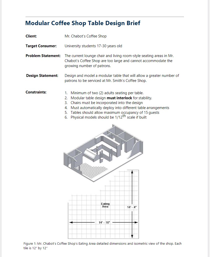 ENGR 10: Introduction to Engineering Final Project: | Chegg.com