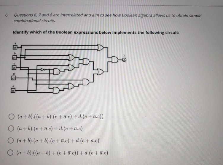 Solved 6. Questions 6, 7 and 8 are interrelated and aim to | Chegg.com