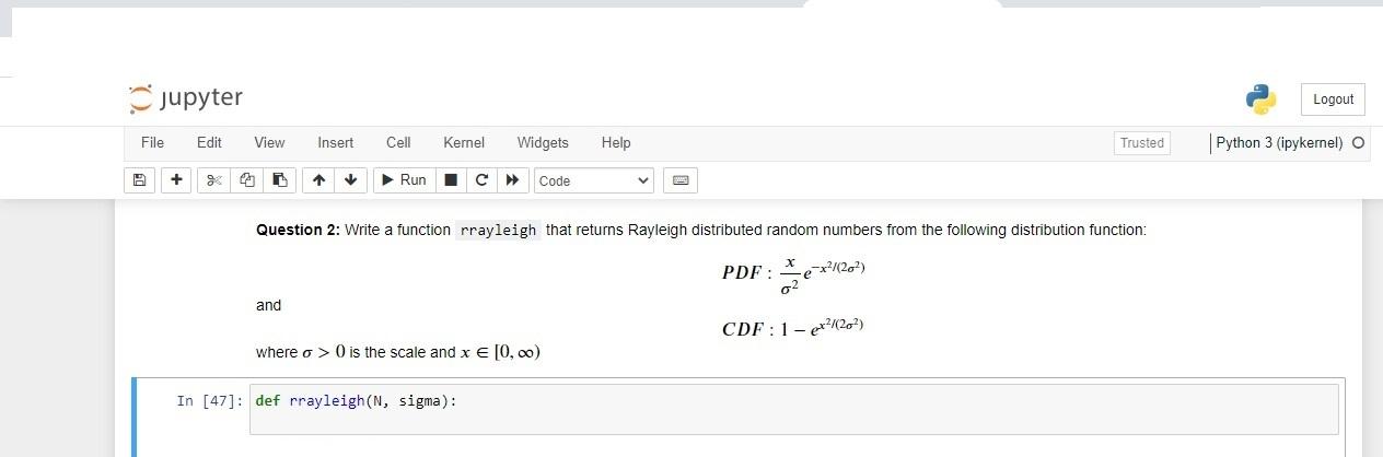 Solved In [44]: import numpy as np import otter import | Chegg.com