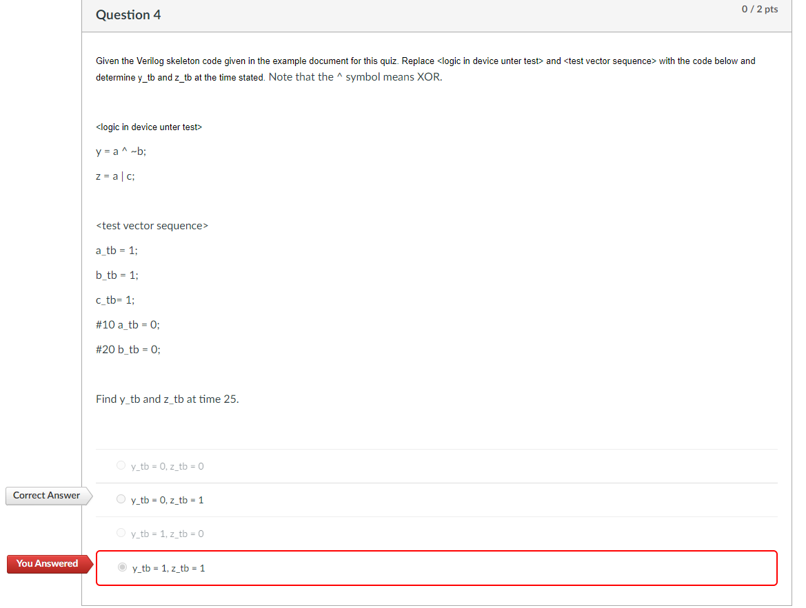 Solved Quiz is saying I got this wrong but I am pretty sure | Chegg.com