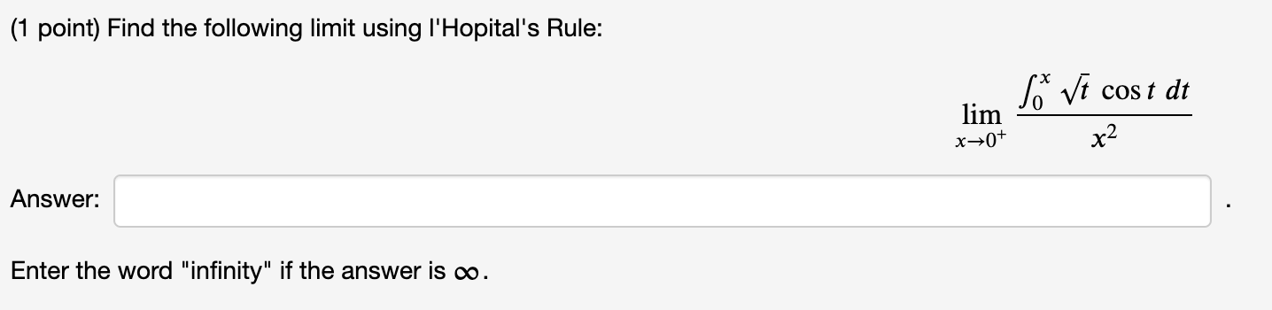 Solved Hello, I am a first year calculus student stuck on | Chegg.com