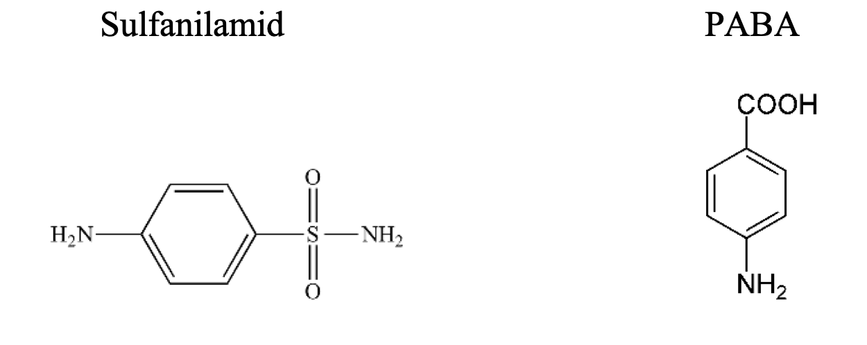Solved Sulfanilamide (a sulfa preparation) has antibacterial | Chegg.com