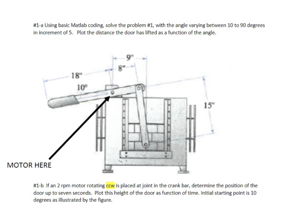 Solved 1 A Using Basic Matlab Coding Solve The Problem 1