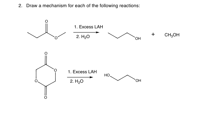 Solved 2. Draw a mechanism for each of the following | Chegg.com