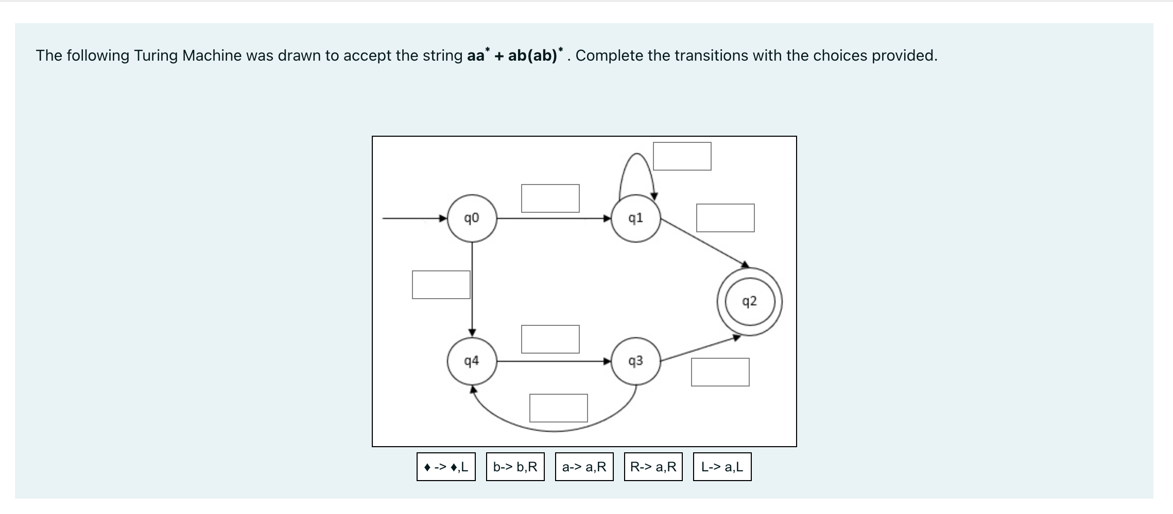 Solved The Following Turing Machine Was Drawn To Accept The