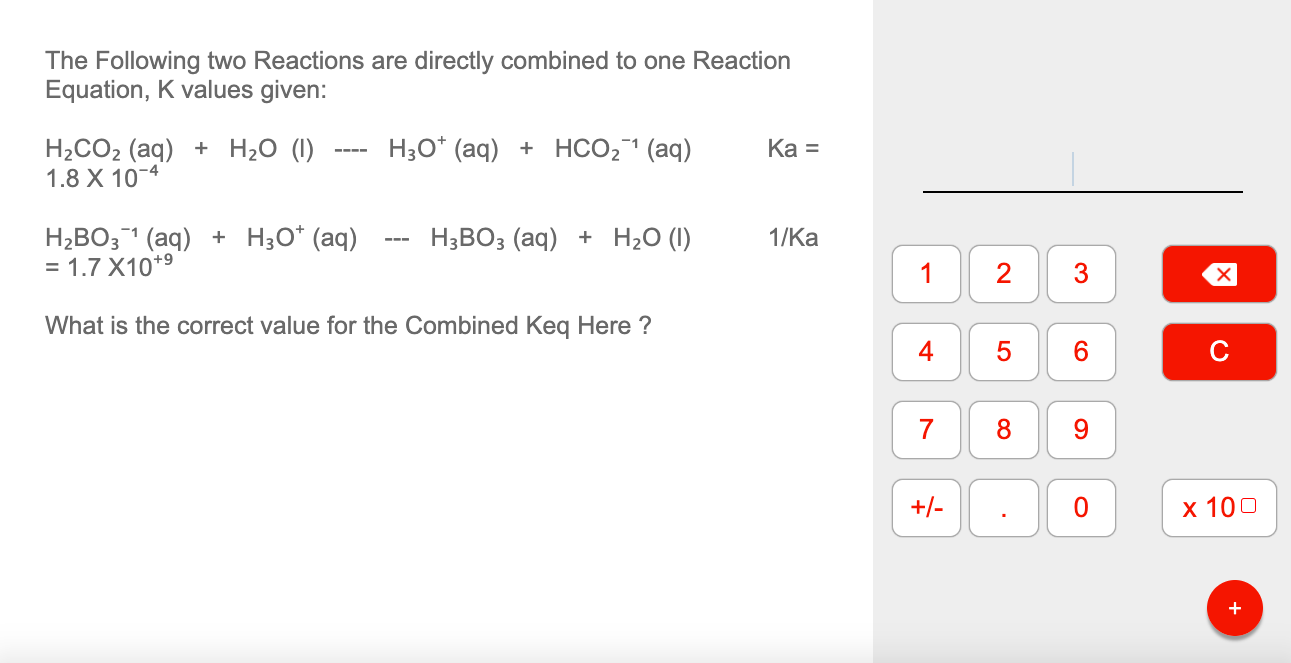 Solved The Following two Reactions are directly combined to | Chegg.com