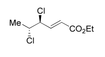 Solved CI Me CO2Et CI RF (hexane/ethyl acetate = : 5/1) = | Chegg.com