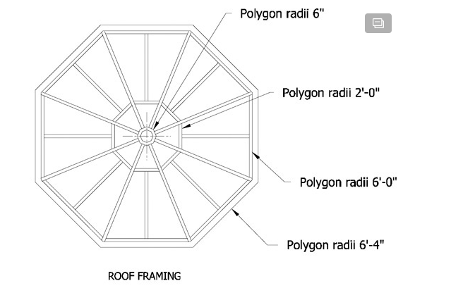 Solved A Drawing 9-5: Gazebo [INTERMEDIATE] This | Chegg.com