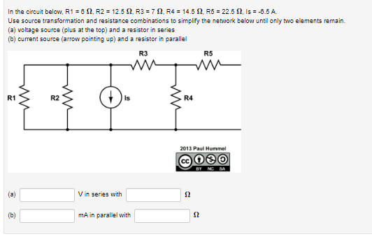 Solved In the circuit below, R1 = 82, R2 = 12.5 12. R3 = 72. | Chegg.com