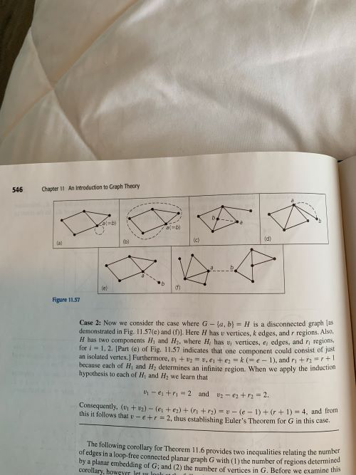 Let G=(V,E) be a connected planar graph oe multigraph | Chegg.com