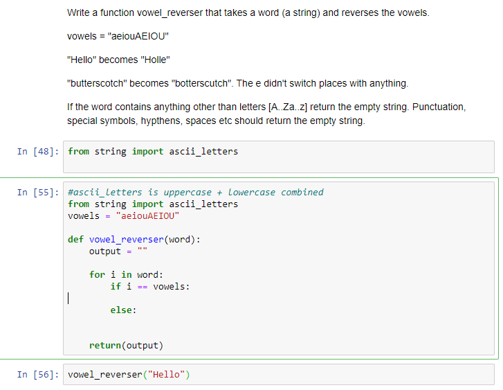 Solved Write a function vowel_reverser that takes a word (a | Chegg.com Solved Write a function vowel_reverser that takes a word (a | Chegg.com