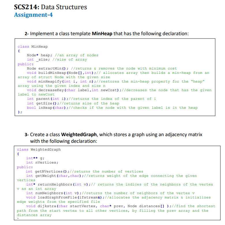 Solved Objective In this assignment you will implement the | Chegg.com