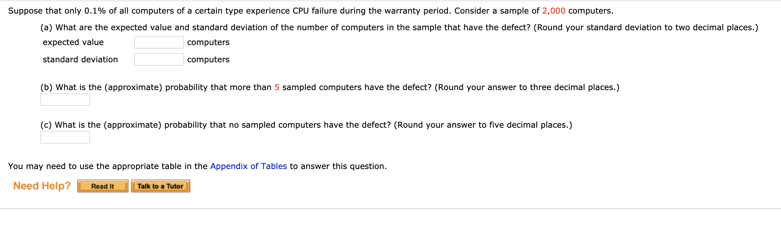 Solved Suppose that only 0.1% of all computers of a certain | Chegg.com