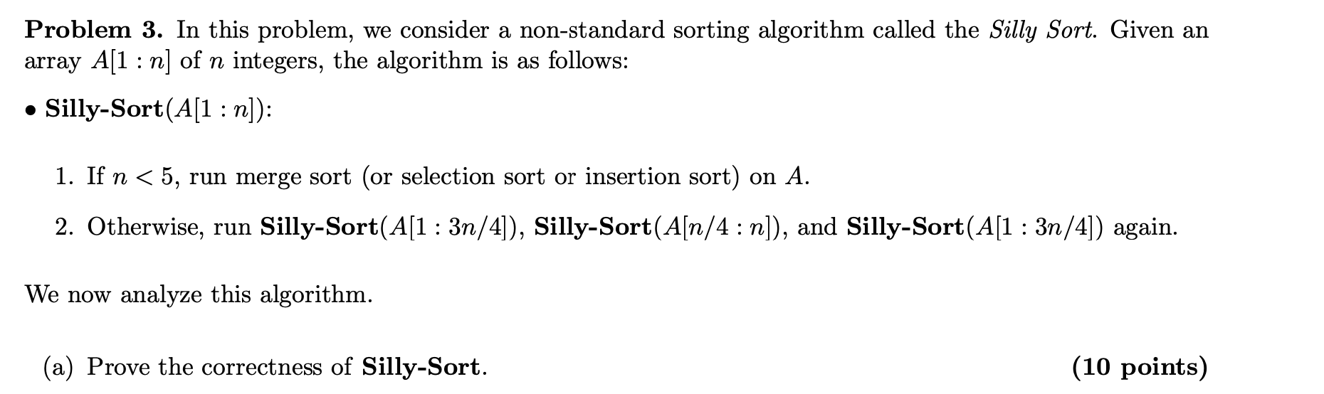 Problem 3 In This Problem We Consider A Chegg