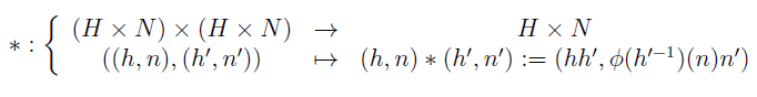 Solved (Semidirect product: ) Let H and N be Groups and let | Chegg.com