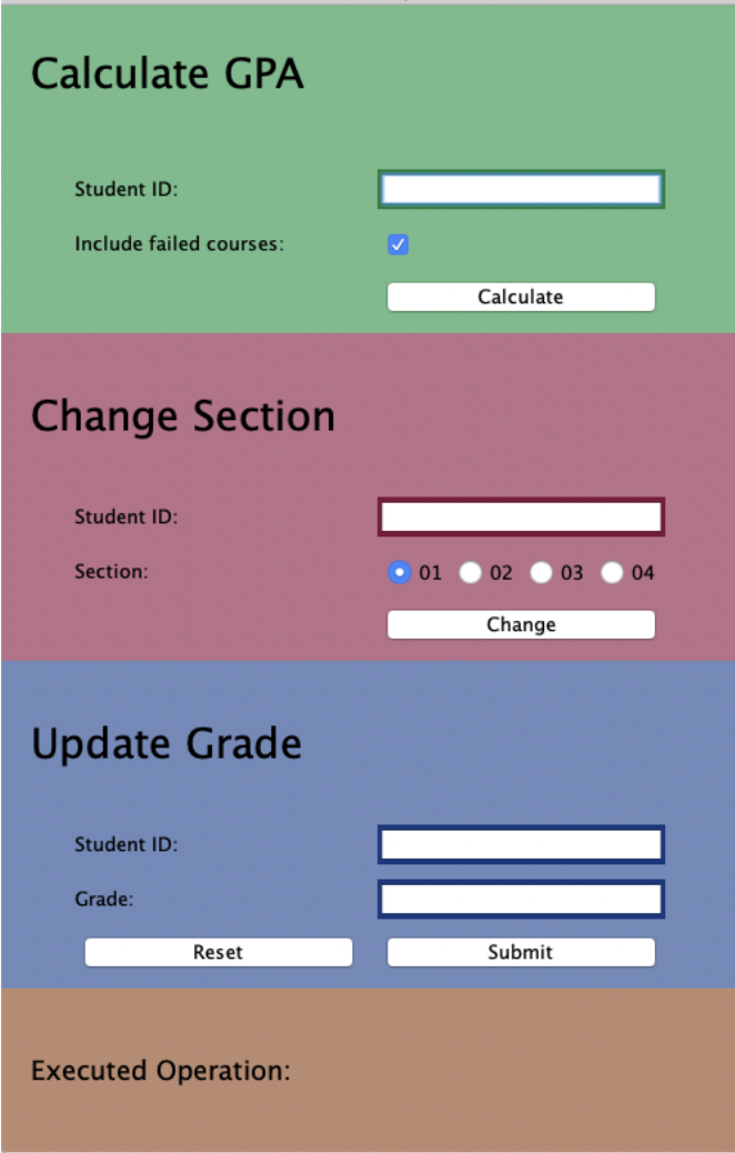 Create GUI for three methods about Theater class. You | Chegg.com