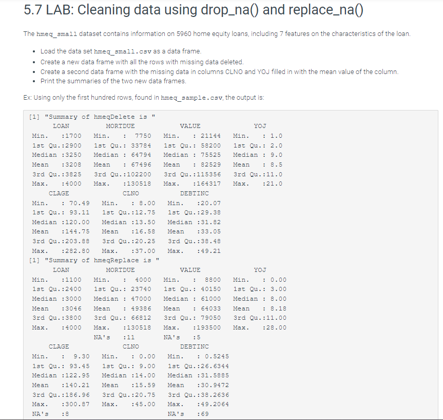 Solved **THE PROGRAMMING LANGUAGE IS IN R, ﻿RSTUDIOS, and | Chegg.com