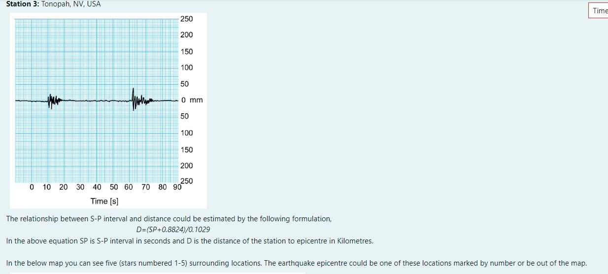 Solved For this question, you will use seismograms to | Chegg.com