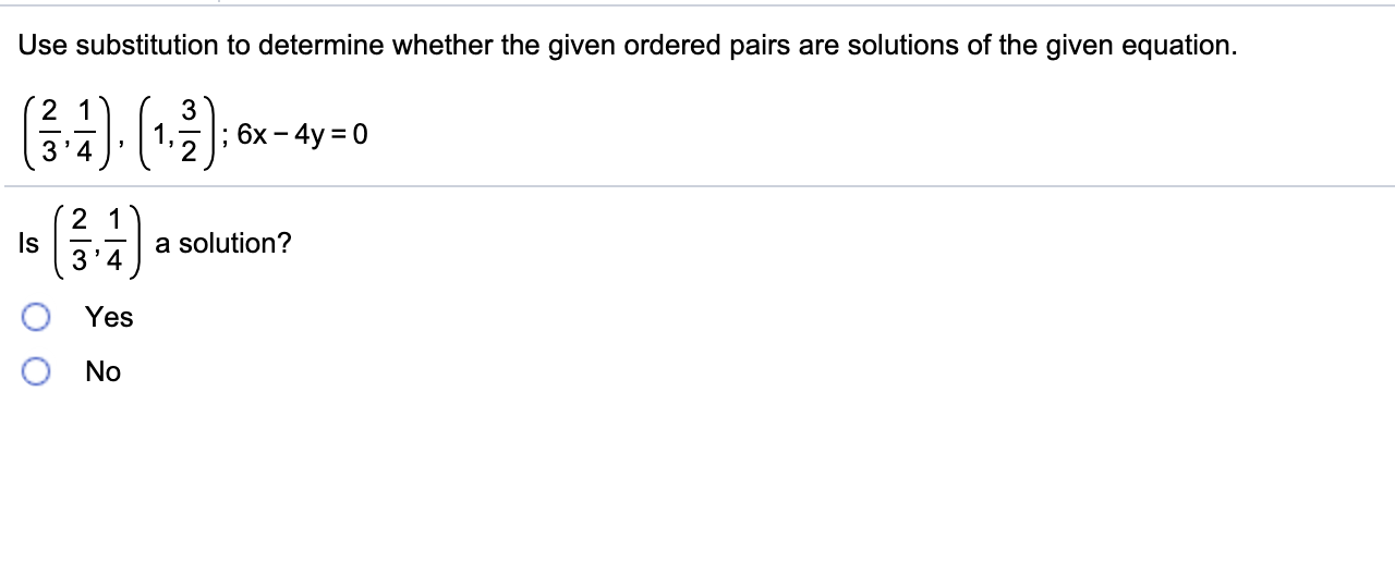 Solved Use substitution to determine whether the given | Chegg.com