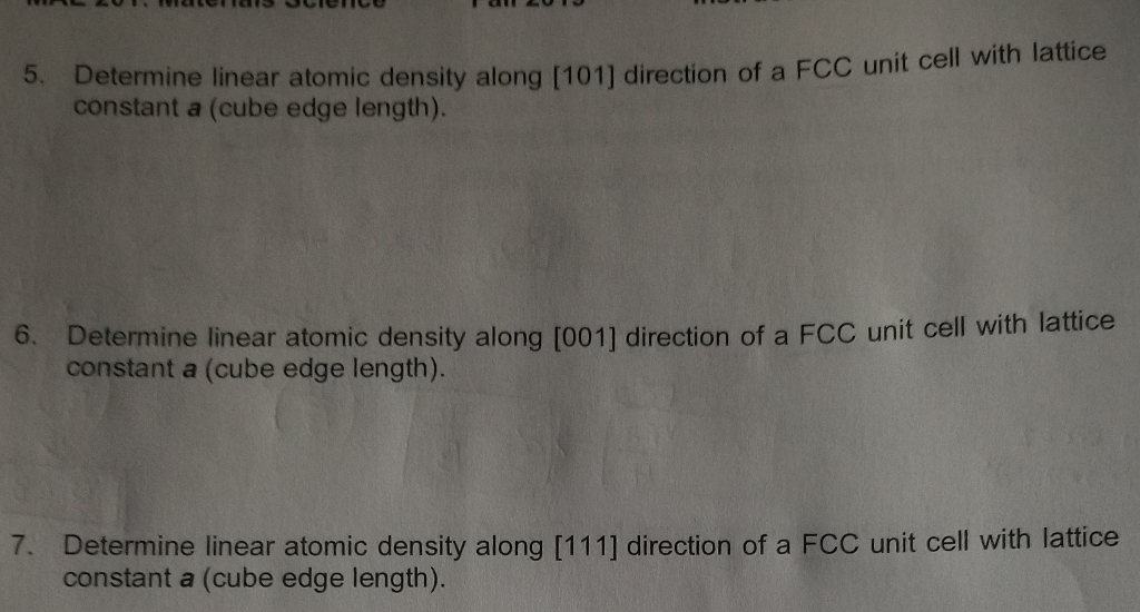 Solved El Luc As Cience 120 5 Determine Linear Atomic