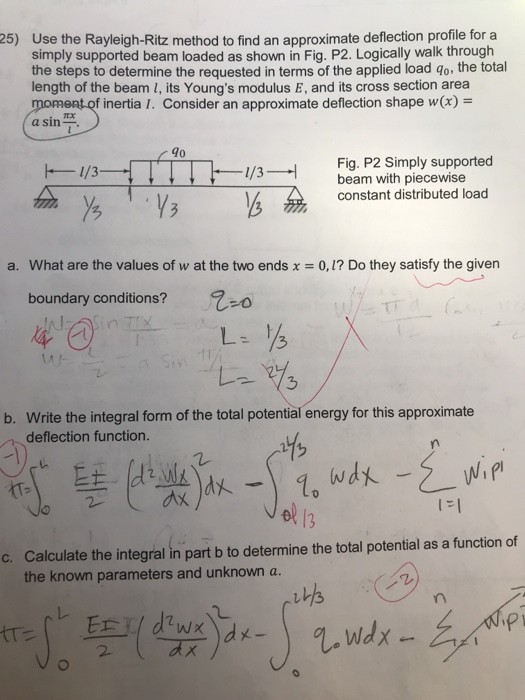 Solved Use the Rayleigh-Ritz method to find an approximate | Chegg.com