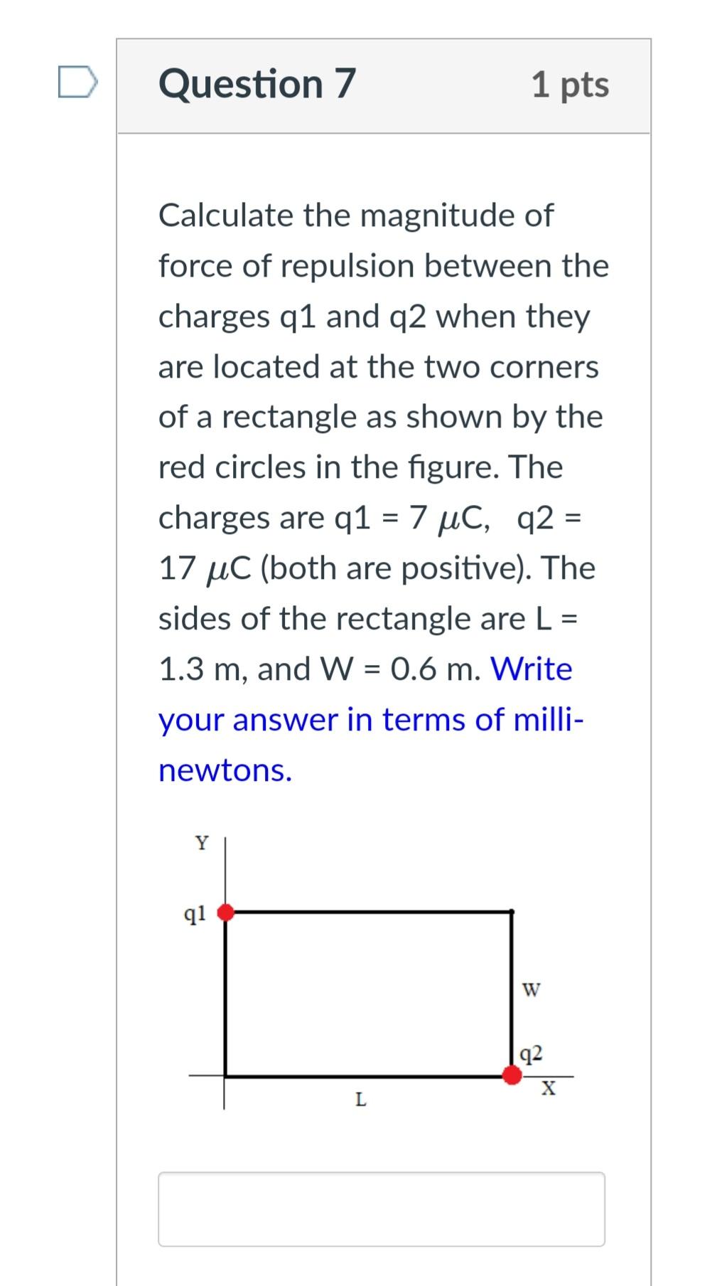 Solved Calculate the magnitude of force of repulsion between | Chegg.com