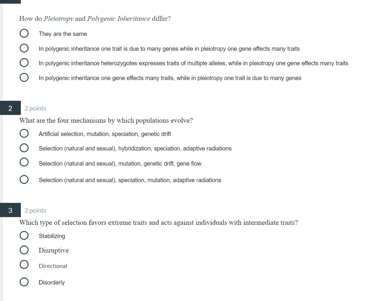 Solved How do Pleiotropy and Polygenic Inheritance differ? | Chegg.com