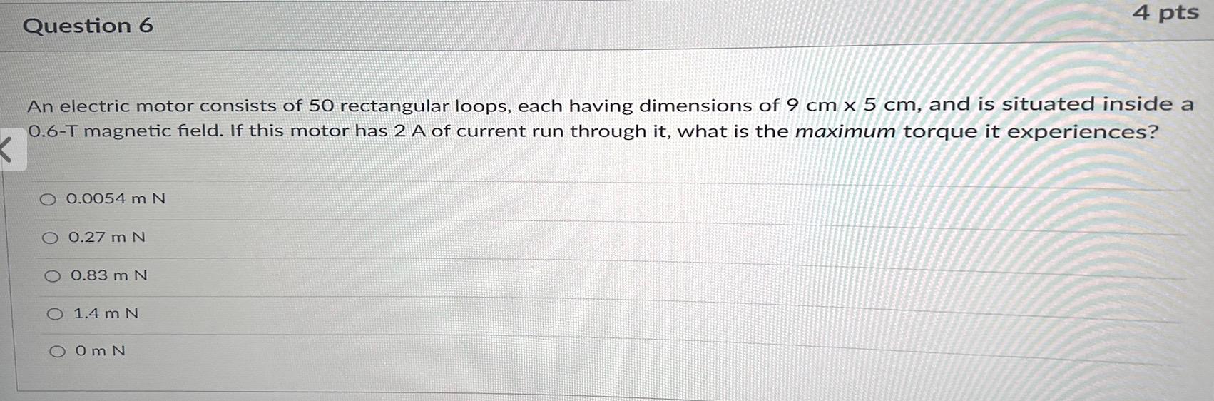 Solved An electric motor consists of 50 rectangular loops, | Chegg.com