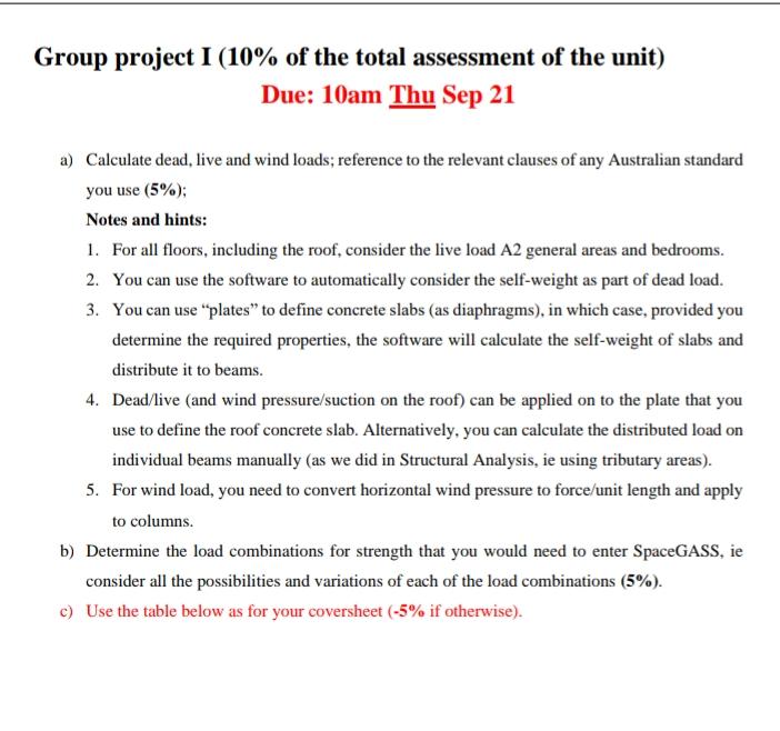 Solved Steel Design Group Projects You are responsible for | Chegg.com