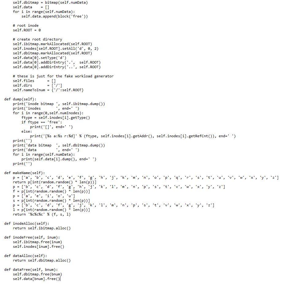 Exercise 2: Simple File System This exercise is | Chegg.com