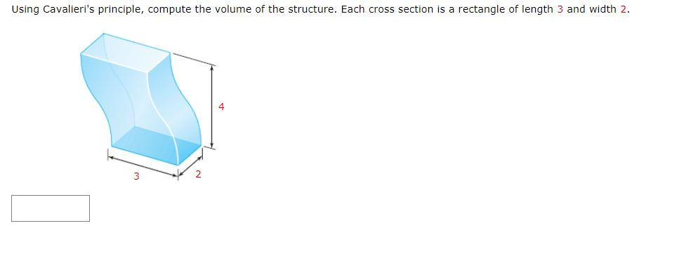 Solved Using Cavalieri's principle, compute the volume of | Chegg.com
