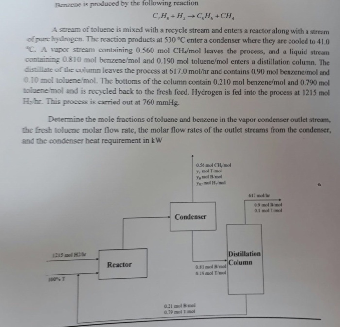 Solved Benzene is produced by the following reaction | Chegg.com