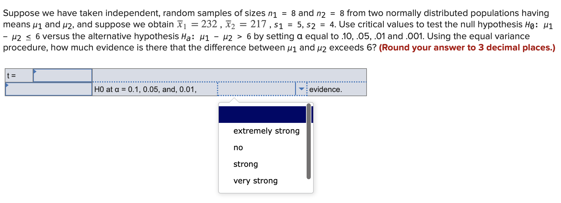 Solved Suppose we have taken independent, random samples of | Chegg.com
