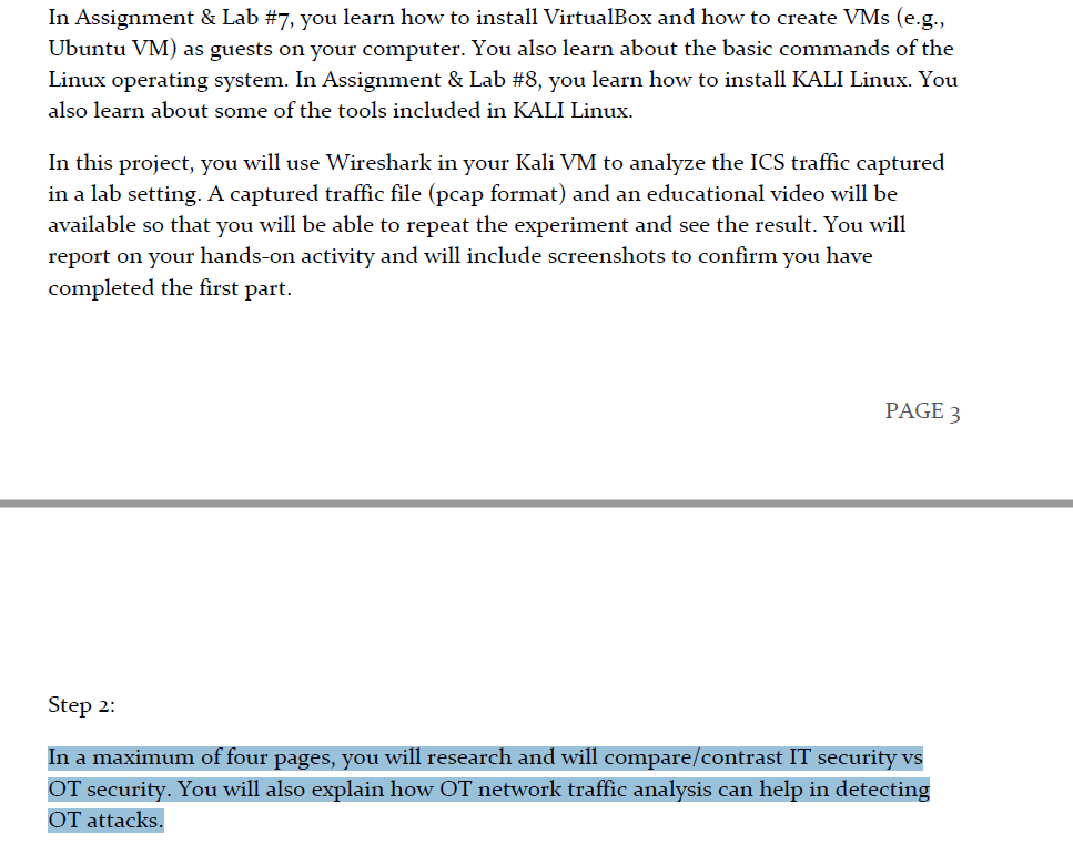 Solved In Assignment & Lab #7, you learn how to install | Chegg.com