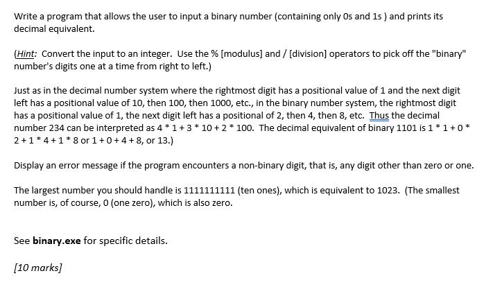 Solved Write a program that allows the user to input a | Chegg.com