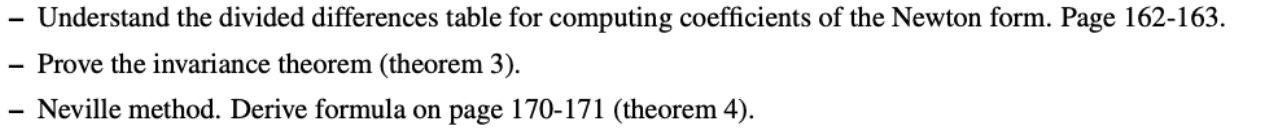 Solved Understand the divided differences table for | Chegg.com