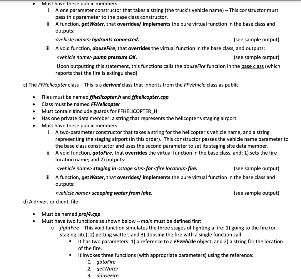 Solved Objectives: 1) Use inheritance to derive new classes; | Chegg.com