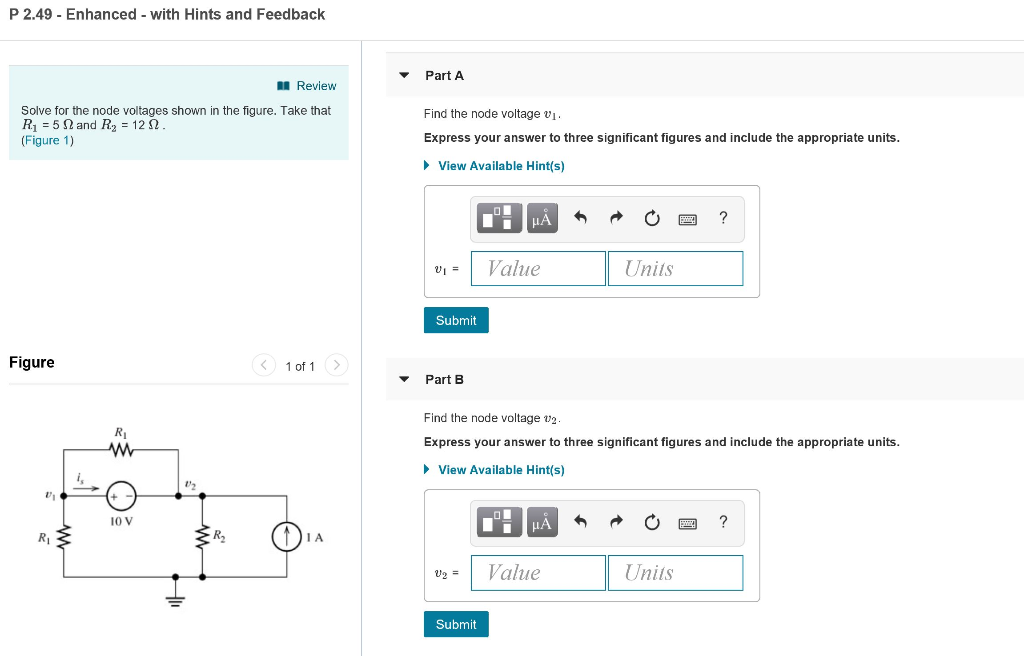 Solved P 2.49 Enhanced with Hints and Feedback Part A Review | Chegg.com