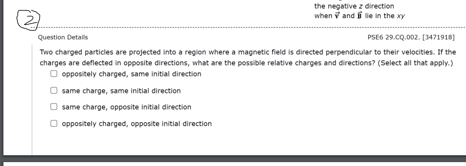Solved the negative z direction when 7 and Ę lie in the xy 2 | Chegg.com