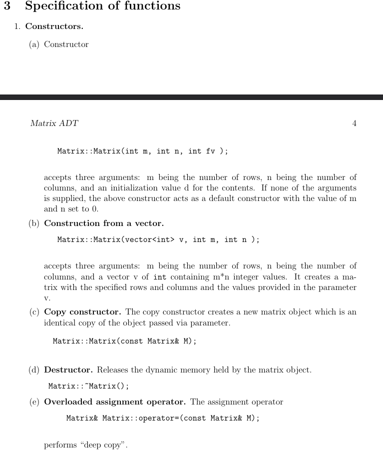 Solved 1 Introduction A m×n matrix is a two-dimensional | Chegg.com