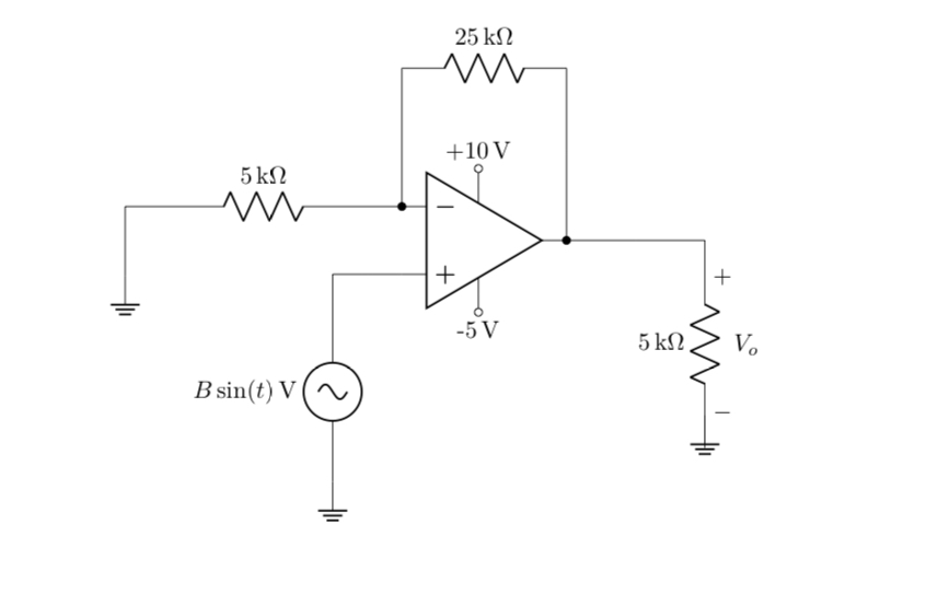 Solved In The Operational Amplifier Circuit Below The Upper