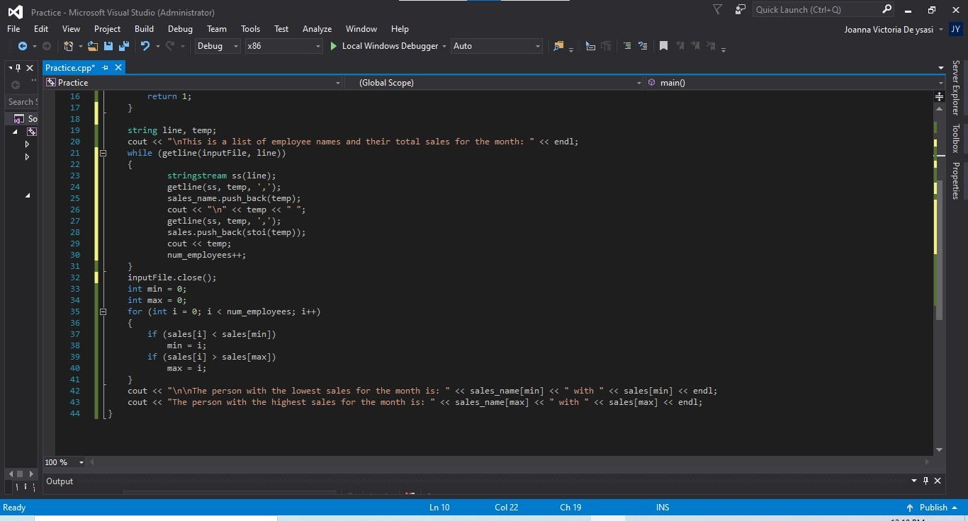 Solved How do you modify this code so that it will save the | Chegg.com