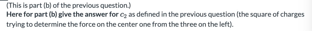 Solved (This is part (a) of a two-part question.) What is | Chegg.com