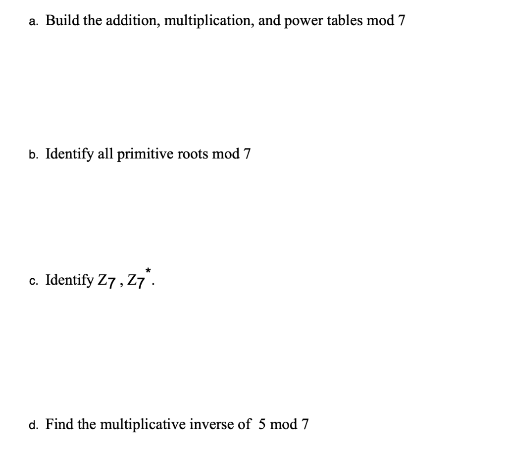 Solved a. Build the addition, multiplication, and power | Chegg.com