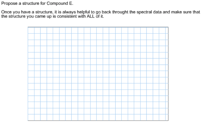 Solved Compound E has a molecular formula of C;HO3. What is | Chegg.com