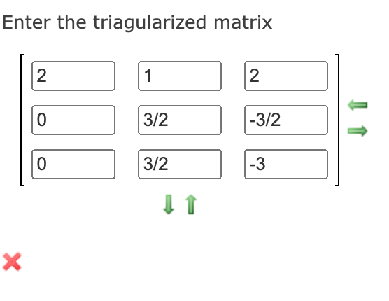 Solved Triangularize the following matrices and compute the | Chegg.com