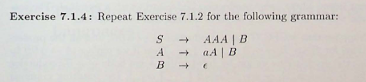 Solved Exercise 7.1.4 : Repeat Exercise 7.1.2 for the | Chegg.com