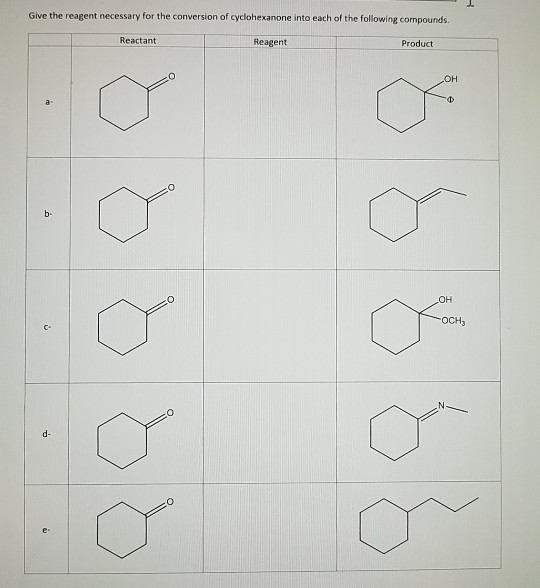 Solved Give the reagent necessary for the conversion of | Chegg.com